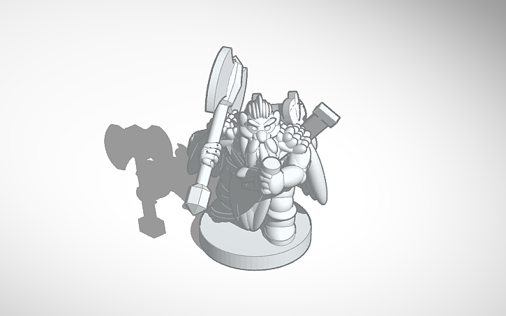 3D design Dwarf - Tinkercad