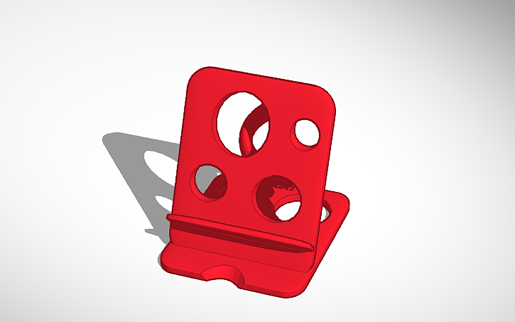 3D design Phone stand - Tinkercad
