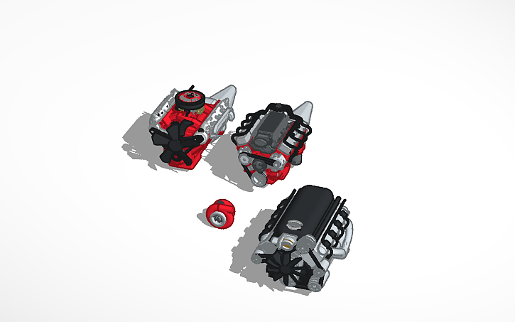 3D design Race Ready Engines - Tinkercad