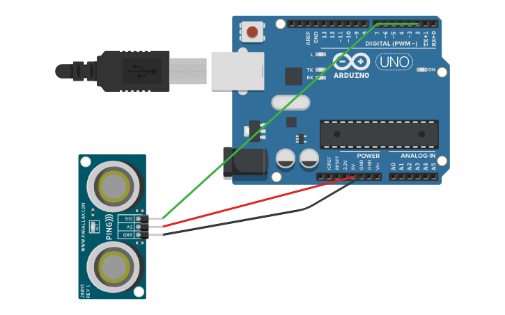 Circuit design ACC Arduino Code - Tinkercad