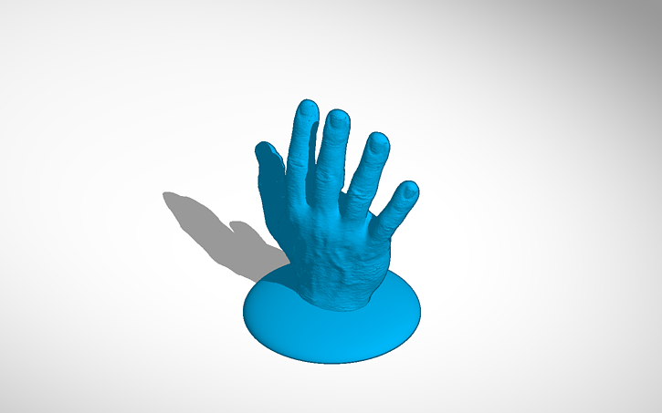 3D design Hand - Tinkercad