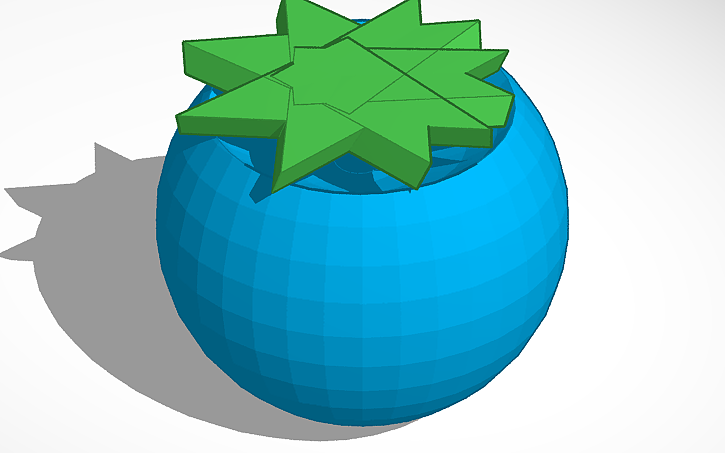 3D design Blueberry - Tinkercad