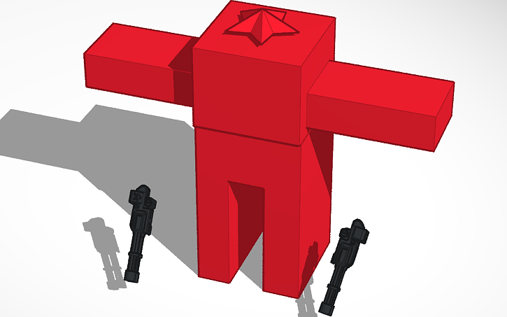 3D design Cyborg Robot - Tinkercad
