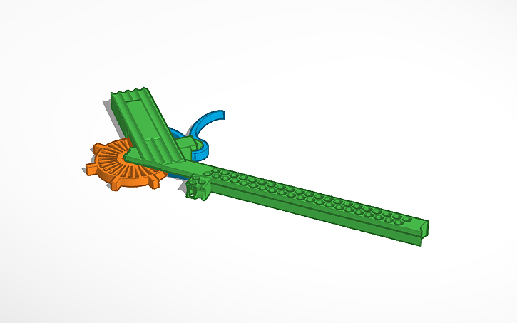 3D design rubber band gun - Tinkercad