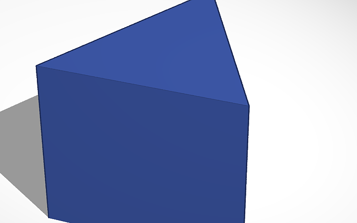 3D design Triangle - Tinkercad