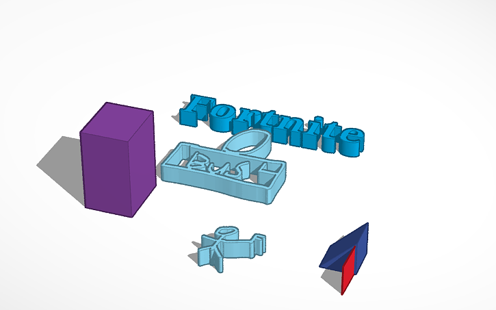 3D design fortnite - Tinkercad