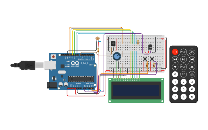 Circuit Design Health Monitoring System Tinkercad