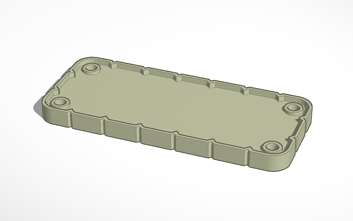 3D design VEX IQ License Plate - Tinkercad