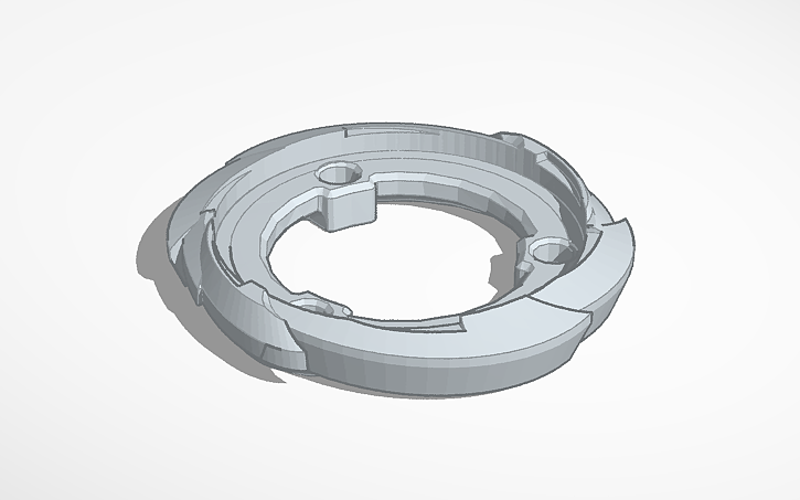 3D design Beyblade CX RavenDestruct (metal) - Tinkercad