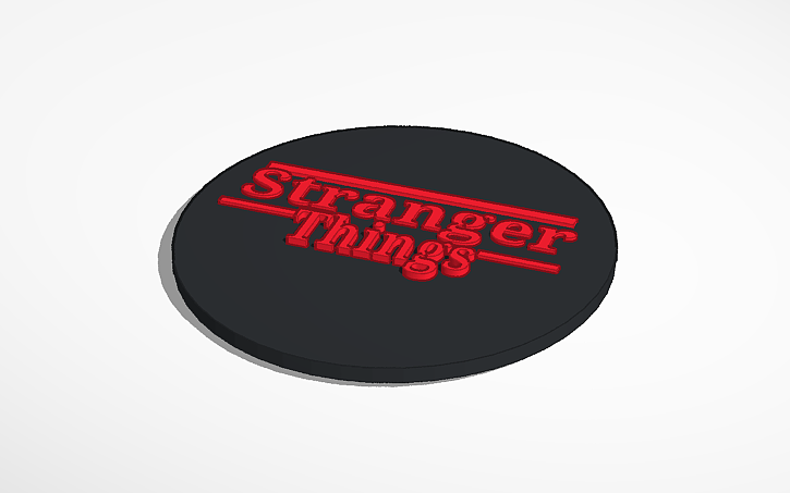 3D design Stranger things by GalaxyVr0000 - Tinkercad