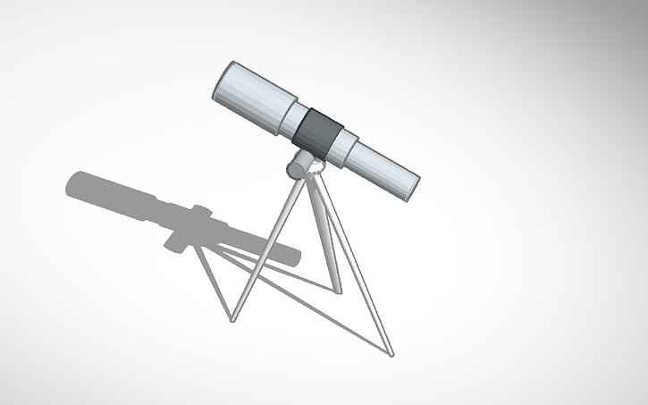 3D design Telescope - Tinkercad