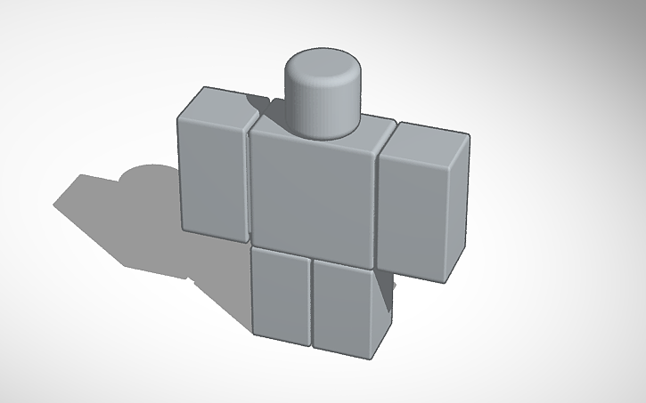 3D design Roblox character - Tinkercad