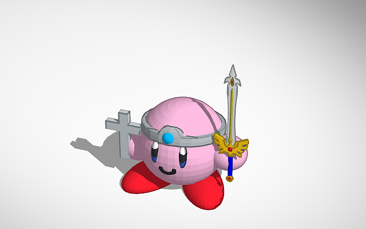 3D design Copy of Copy of Dragon Warrior Kirbo! - Tinkercad