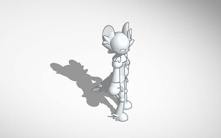 3D design Anthro / Furry Base [my style] - Tinkercad
