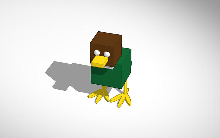3D design Duck - Tinkercad