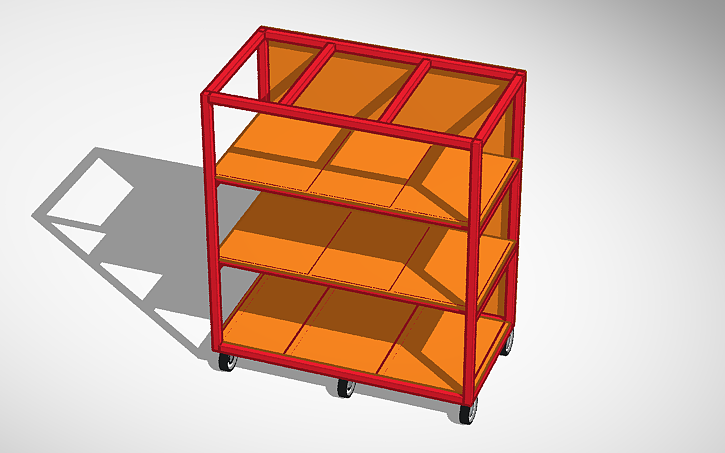 3D design rack - Tinkercad