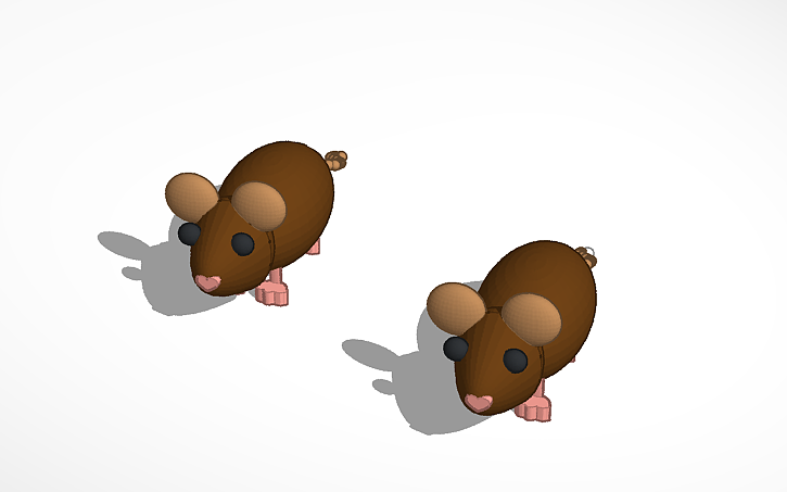 3D design rats - Tinkercad