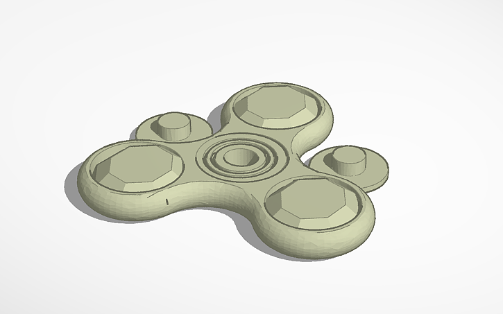 3D design Fidget Spinner Winner - Tinkercad