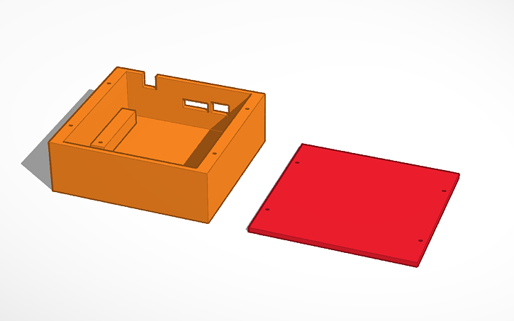3D design epoch-box - Tinkercad