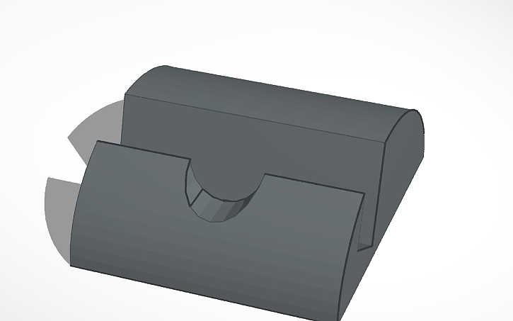 3D design Phone holder - Tinkercad