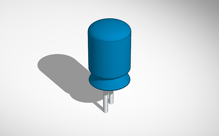 3D design capacitor - Tinkercad