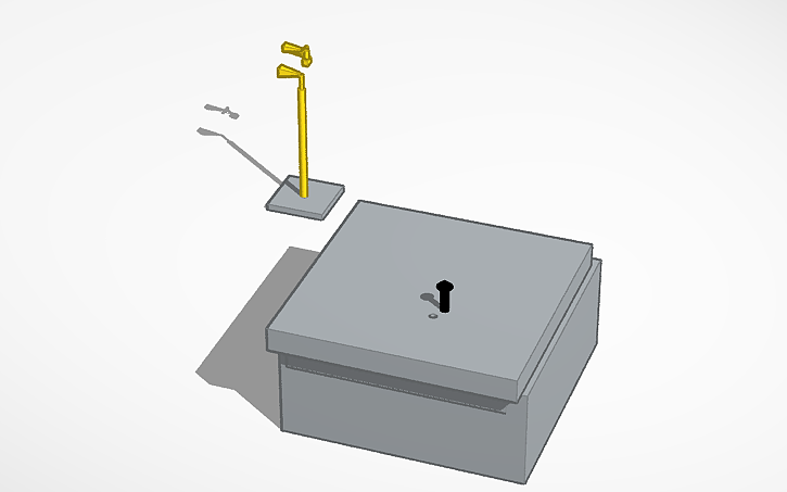 3D design Fallout shelter & Thunderbolt 1003 - Tinkercad