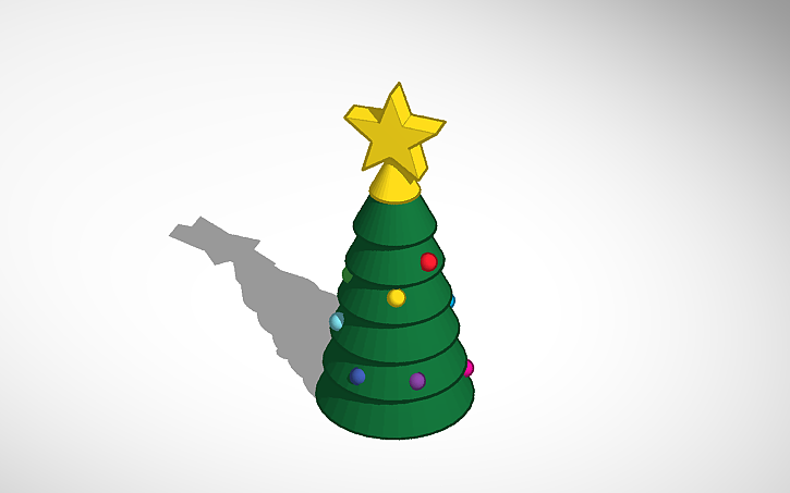 3D design Christmas Tree - Tinkercad