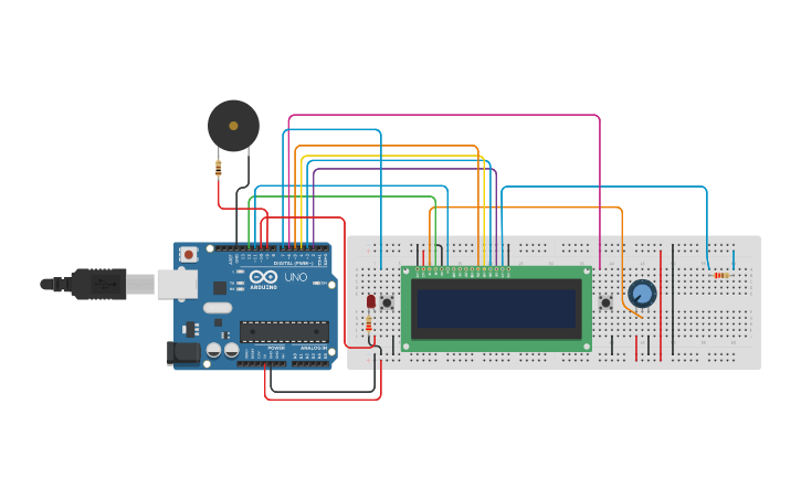 Circuit design Arduino based Casino - Tinkercad