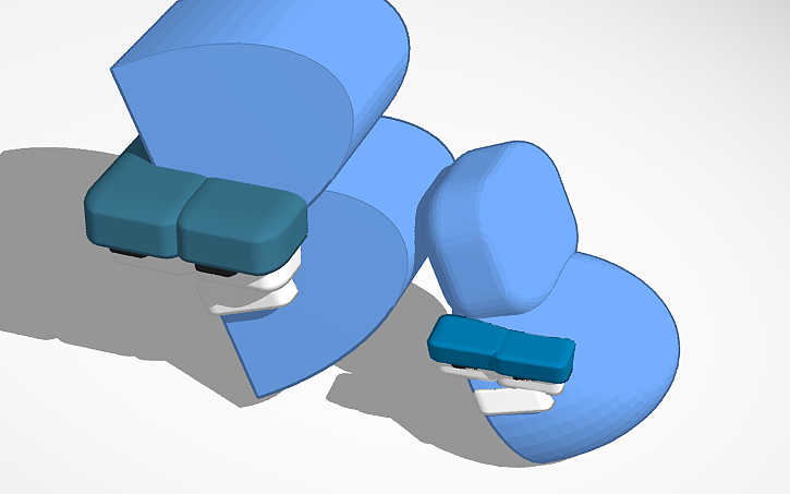 3D design Alphabet Lore B - Tinkercad