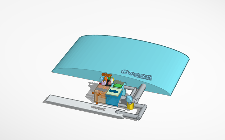 3D design flood city - Tinkercad