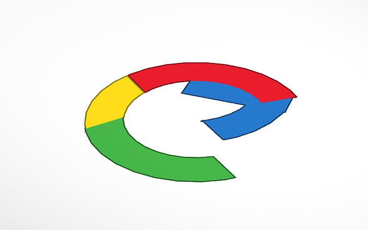 3D design Google icon logo - Tinkercad