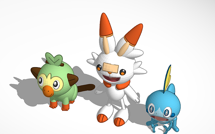 3D design Pokémon - Tinkercad