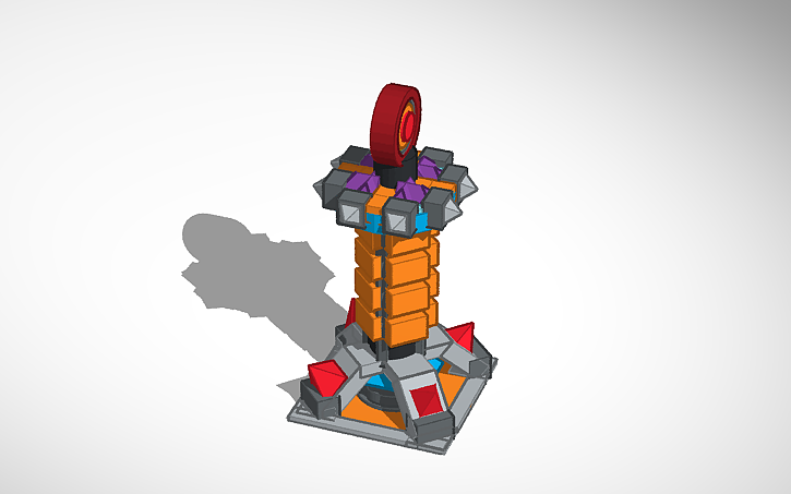 3D design Inferno tower level 7 - Tinkercad