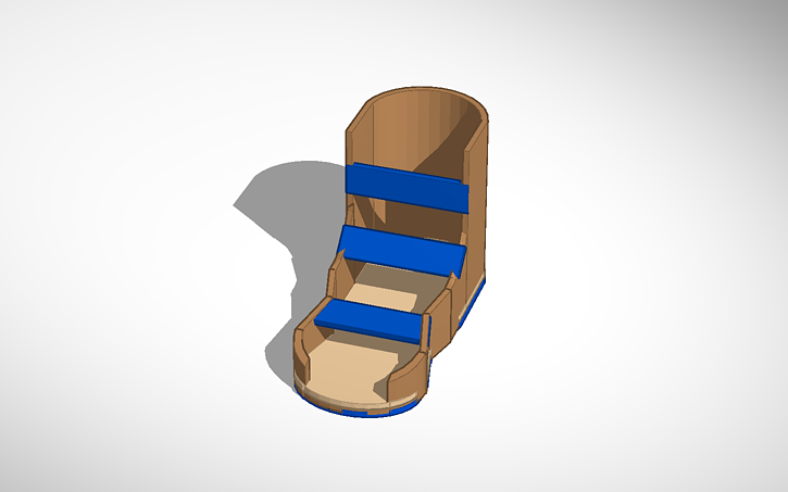 3D design Ankle Foot Orthosis - Tinkercad