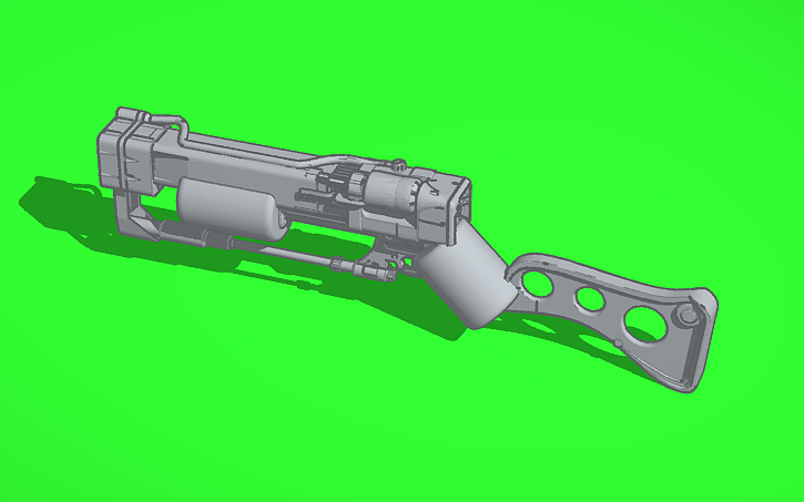 3D design Lego Fallout 4 Laser Rifle - Tinkercad