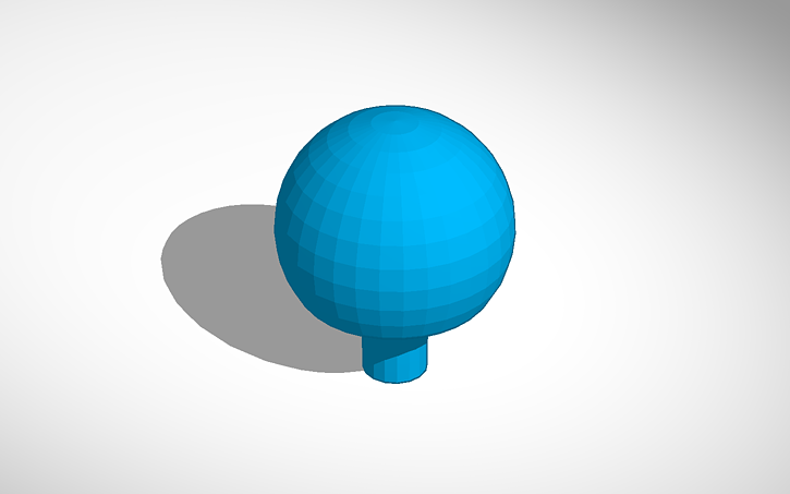 3D design Tippe Top - Tinkercad