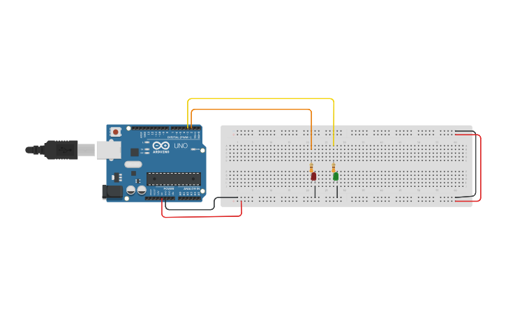 Circuit design Chip Set - Tinkercad