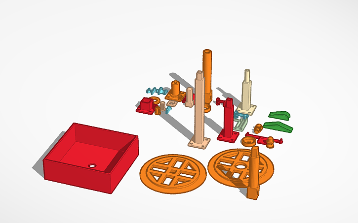 3D design HO Scale Ski Lift r6 - Tinkercad