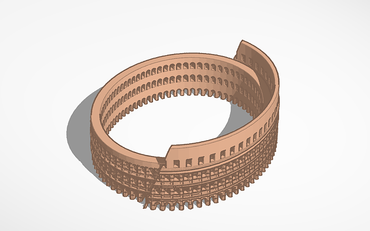3D design Colosseum - Tinkercad