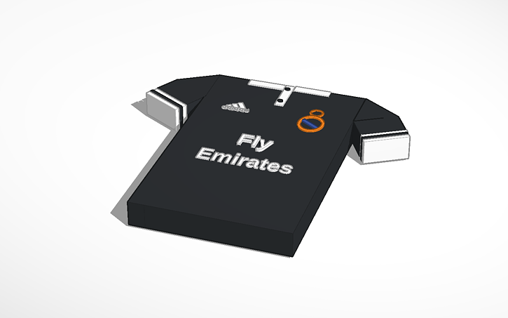 3D design Real Madrid Kit - Tinkercad