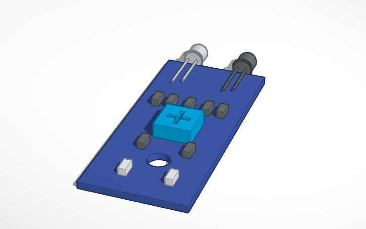 3D design Infrared Sensor - Tinkercad