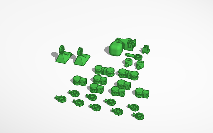3D design Klikbot Model - Printable - Tinkercad