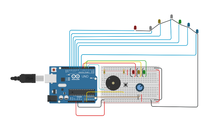 Circuit design Sensor de Sonido KY-038 - Tinkercad