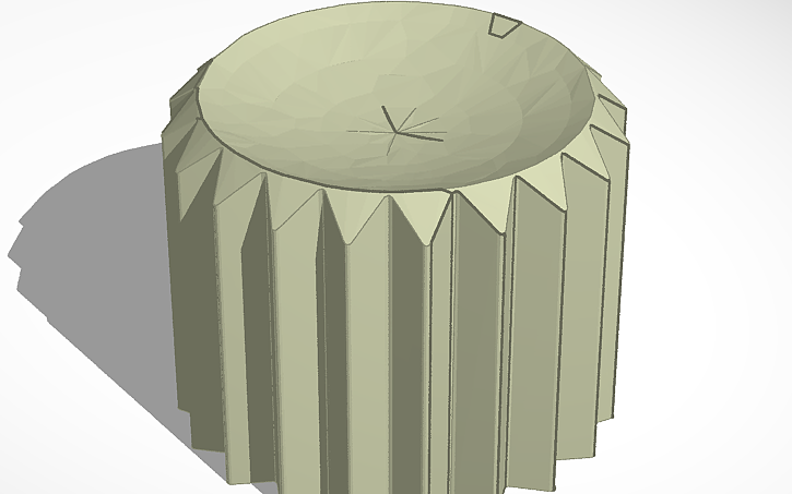 3D design Volume knob universal - Tinkercad