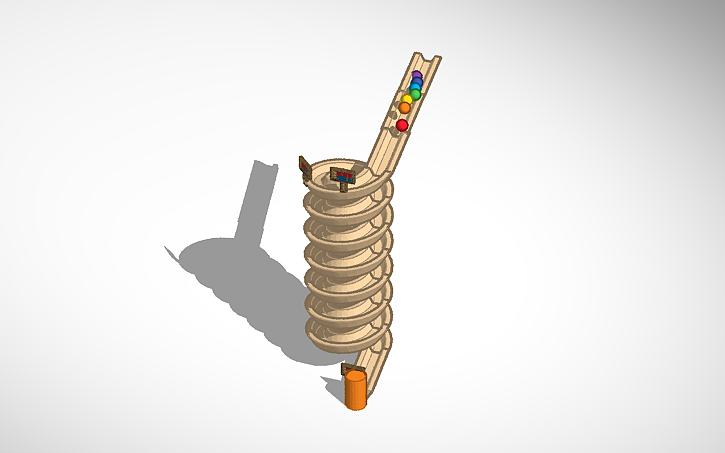 3D design Marble run 2 - Tinkercad