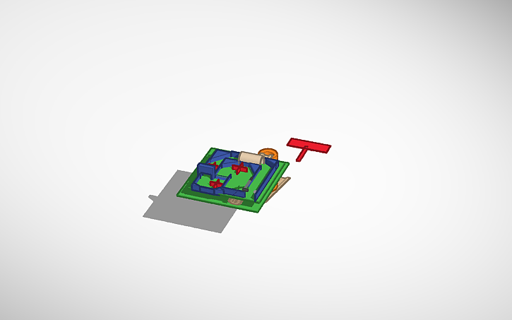 3D design Copy of Mini Golf Challenge - Tinkercad