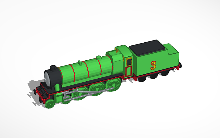 3D design the railway series henry - Tinkercad