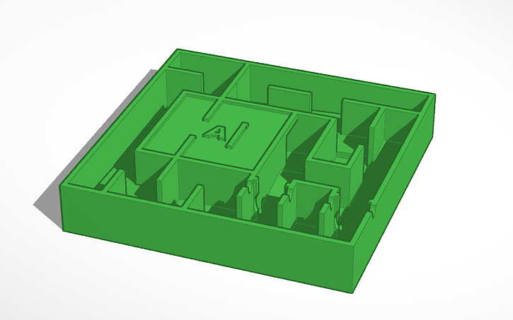 3D design maze - Tinkercad