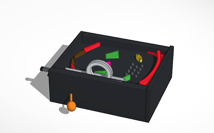 3D design PINBALL 3D - Tinkercad