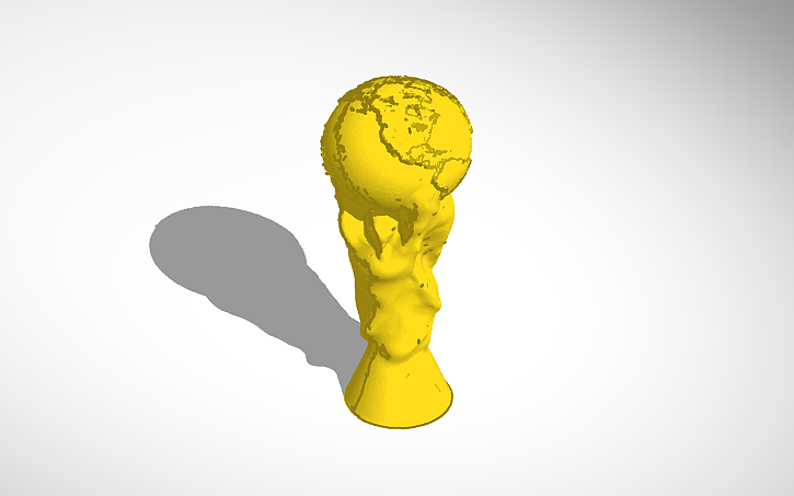 3D design World Cup Trophy - Tinkercad